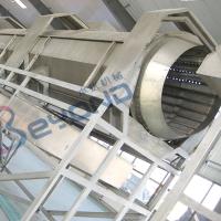 China Automatic Fruit Vegetable Washing Machine Roller Drum 20TPH 304 Stainless Steel for sale