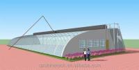 China Boost Winter Crop Growth Single Span Agricultural Greenhouses Height 3.5-5M for sale