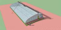 China Boost Winter Crop Growth Single Span Agricultural Greenhouses Height 3.5-5M for sale