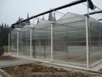 China Commercial Agricultural Greenhouse with Hydroponic System and 8mm PC Sheet Covering for sale