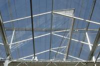 China Tempered Glass Covered Agricultural Greenhouse for Growing Vegetables in Holland Frame for sale
