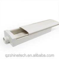 China Hydroponic Grow System 100*50mm NFT PVC Pipe Vertical Farming with White Accessories for sale