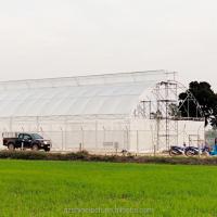 China 200 micron UV Protection PE Film Single Tunnel Greenhouse For Tomato and Cucumber Growth for sale