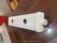 China Horizontal Type PVC NFT Channel for Customized Size Hydroponic Leafy Vegetable Farming for sale