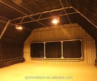 China Hot Dip Galvanized Steel Frame Movable Bench Automated Light Deprivation Greenhouse for sale