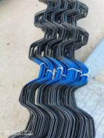 China Plastic Coated Wiggle Wire Zigzag Spring for Small Agriculture Film Greenhouse Accessories for sale
