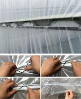 China Plastic Coated Wiggle Wire Zigzag Spring for Small Agriculture Film Greenhouse Accessories for sale