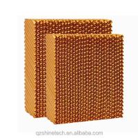 China Water Evaporative Cooling Pad For Chicken Farm Hot Dip Galvanized Steel Aluminum Frame for sale