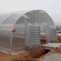 China Cooling System Single Span Agricultural Greenhouses For Tomato Agriculture for sale