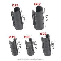 China Greenhouse Plastic Pipe Clip for Plastic Coated Covering PE Film Fixed Clamp 20mm for sale