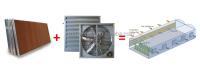 China Large Air Flow Exhaust Fan For Greenhouse Poultry House Ventilation System 60KG for sale