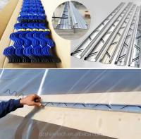 China Single Layer Plastic Coated Wiggle Spring Wire 2m Length for Greenhouse Film Accessory for sale
