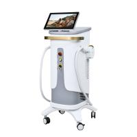China 755 808 1064nm 2400W Diode Laser Hair Removal Machine With Ice Cooling Smart Handle for sale