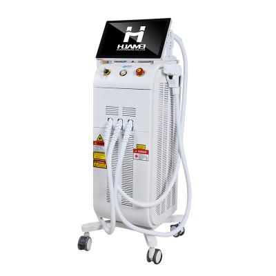 China 3 In 1 Diode Yag Laser IPL System For Hair Removal Skin Rejuvenation Wand Tattoo Removal for sale