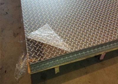 China 5052 H32 Aluminum Diamond Plate 2.5mm Thickness for Commercial Vehicle Flooring for sale