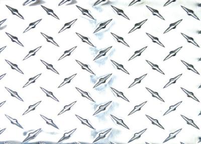 China Diamond Aluminum Sheets 4x8 , Customized 1050 Aluminum Plate For Floor for sale
