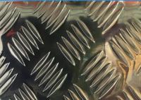 China Polished 5052 Aluminum Checker Plate 0.125 in Thickness for Stairs for sale