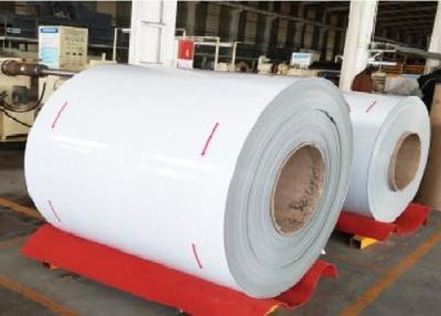 China PE PVDF Painted Aluminium Coil 3003 1050 1100 1060 White Aluminum Coil for Rain Gutter 0.02-1.2mm for sale