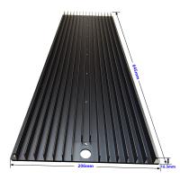 China Black Anodized Aluminum Heatsink LED Grow Quantum Board Heatsink for sale