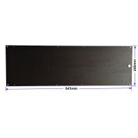 China Black Anodized Aluminum Heatsink LED Grow Quantum Board Heatsink for sale