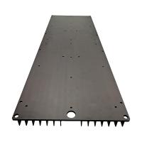China Black Anodized Aluminum Heatsink LED Grow Quantum Board Heatsink for sale