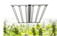 China Aluminum Alloy Foldable LED Grow Light 640W Full Spectrum IP54 for sale