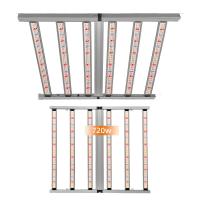 China Solar Powered Greenhouse Grow Lights 720w LED Grow Light Full Spectrum Plant Growth LED Light Modular Design for sale