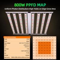 China Full Spectrum Fluorescent Lights For Growing Plants 800W LED Plant Growth Light Dimmable Full Spectrum LED Light for sale