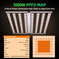 China LED Grow Lights For Seed Starting 1000W Aluminum LED Grow Light Full Spectrum Growing Lights For Greenhouse for sale