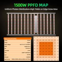 China 1500 Watt Full Spectrum LED Grow Light LED Light Spectrum For Vegetative Growth for sale