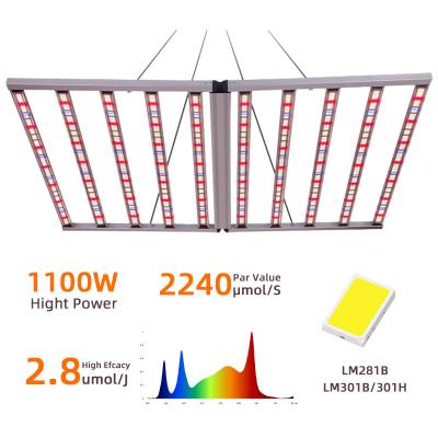 China 1100W UV IR Dimmable LED Grow Lights For Precise And Customizable Plant Lighting Control for sale