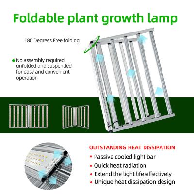 China Coverage 5x8ft Foldable LED Grow Light with Daisy Chain Knob and VEG BLOOM for sale
