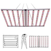 China Full Spectrum UV IR LED Grow Light 1100W 2 Channel Dimmable Foldable Grow Lights For Vertical Gardens for sale