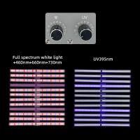 China Aluminum 1000W LED Grow Light Dimmable Two Channel For Indoor Plants for sale