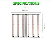 China Solar Powered Greenhouse Grow Lights 720w LED Grow Light Full Spectrum Plant Growth LED Light Modular Design for sale
