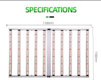 China Hydroponic LED Grow Lights Dimmable Foldable LED Grow Light 1000W Full Spectrum For Healthy Plant Growth for sale