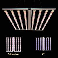 China 2 Channel Dimmable LED Grow Lights 900w Full Spectrum LED Light Panels UV Light For Growing Plants for sale