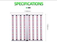 China 2 Channel Dimmable LED Grow Lights 900w Full Spectrum LED Light Panels UV Light For Growing Plants for sale