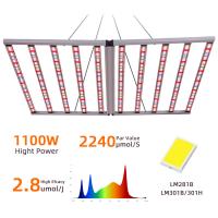 China 1100W UV IR LED Grow Light Full Spectrum With Foldable Bracket UL CE Approved UV Grow Light For Indoor Plants for sale