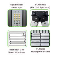 China UV IR Grow Light Full Spectrum Infrared LED Grow Light 1200W Vegetable LED Grow Lights for sale