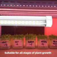 China 18w 28w 36w Full Spectrum LED Grow Light Tube Vertical Farm Hydroponics Clone Plants LED Grow Light for sale