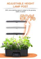China Timer Function Enabled Intelligent Hydroponic Planter in White Powered by Electricity for sale