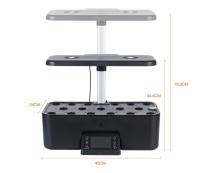 China Timer Function Enabled Intelligent Hydroponic Planter in White Powered by Electricity for sale