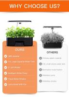 China Medium Plastic Intelligent Hydroponic Planter , Touch Screen Indoor Hydroponic Planter for sale