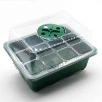 China Wholesale Plastic Cell Plant Seed Trays Propagatorkit Germination Tray Seedling Starter Nursery Tray With Lid for sale