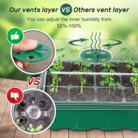 China 1 Pack Of 1 Trays Nursery Plant Container Reusable Seedling Trays For Quick And Easy Planting for sale