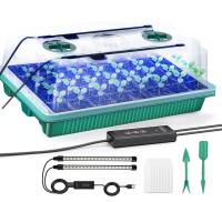 China Plastic Plant Germination Trays With Lid / Drainage Holes For Successful Seed Germination for sale