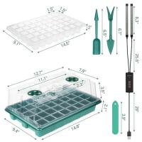 China 40 Cell Seedling Starter Trays For Seed Germination , Garden Supplies Plant Growing Nursery Kits for sale