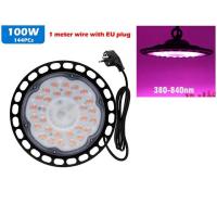 China Eff 2.6μmol/J Full Spectrum LED Grow Light UFO Grow Light Aluminum Material AC100-240V Voltage for sale
