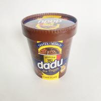 China Disposable Ice Cream Paper Cup With Lid 17 Ounce 520ml Single Wall Container for sale